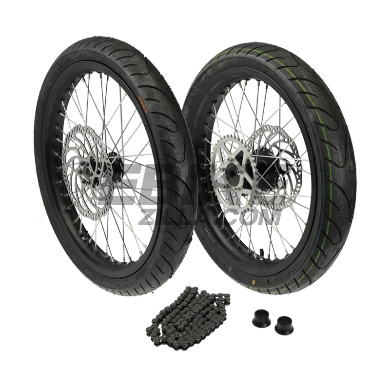 Surron OEM Supermoto Complete Wheel Set 17" – Allied Action Sports
